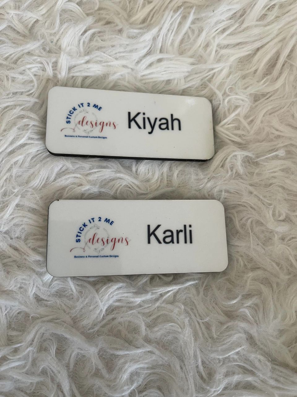 Magnetic Custom Name Badges – Stick It 2 Me Designs
